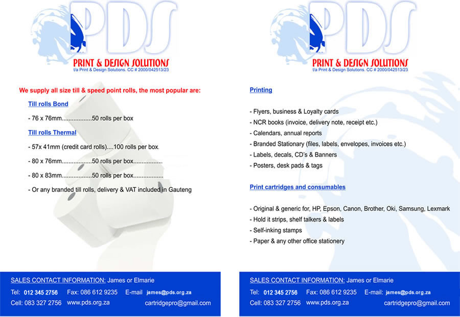 PDS | Products we Offer